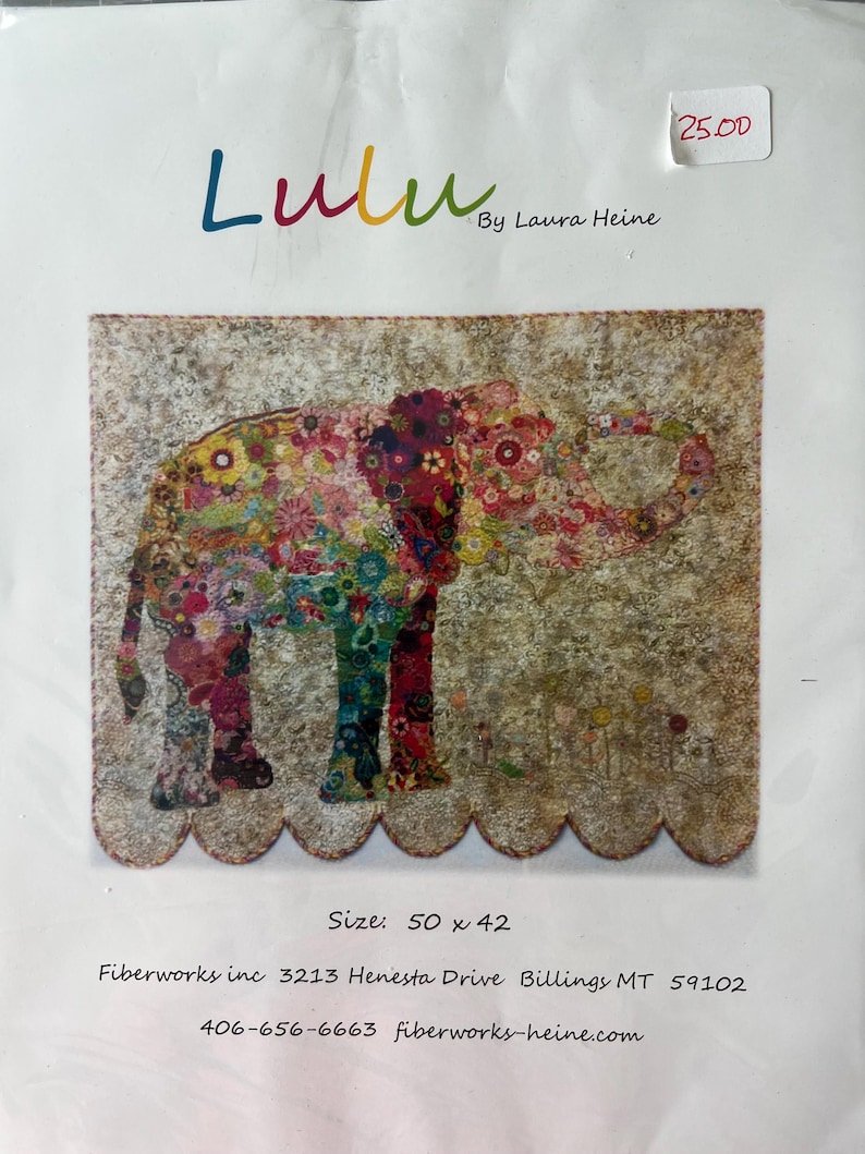 Lulu (the Elephant) by Laura Heine Pattern - Etsy