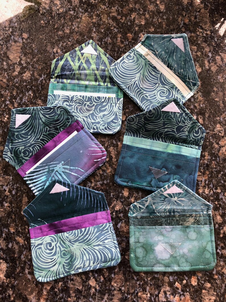 Business Card Holder, Envelope Style With Two Slots for Your Cards and ...