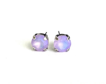Austrian Crystal Stud Earrings - Etsy