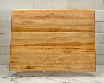Maple Edge Grain Cutting Board - Etsy