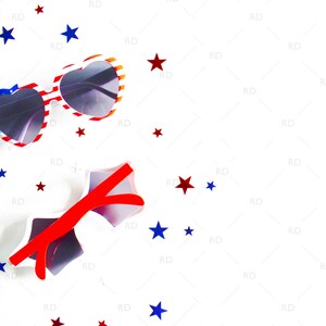 Styled Desk Mockup 4th of July Themed / Styled Stock Photography ...