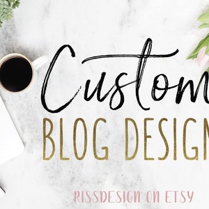 WEEKEND SALE Custom Blog Design for Wordpress and Blogspot Blogs Blog ...