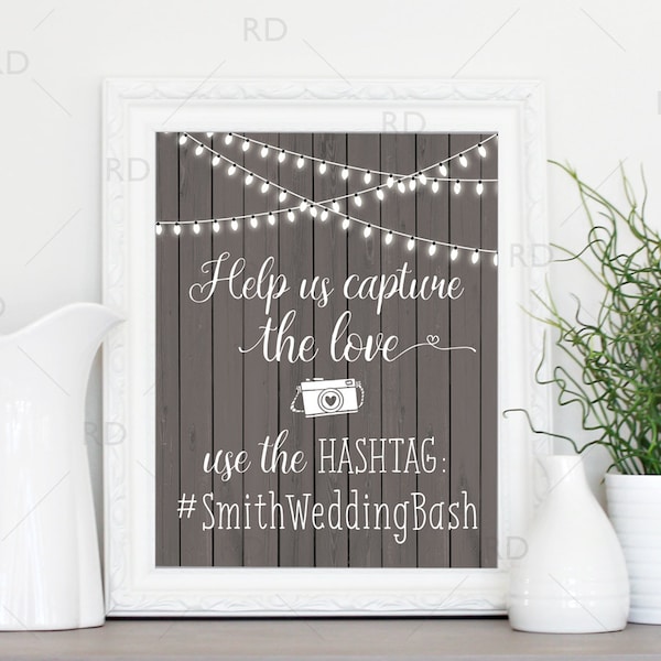 Hashtag Print - Etsy