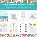 Summer Themed Activity Pack for Kids / Summer Digital Coloring Pages ...