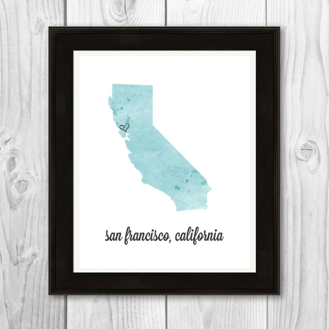 Custom State Map Art PRINTABLE Wall Art / You Pick - Etsy