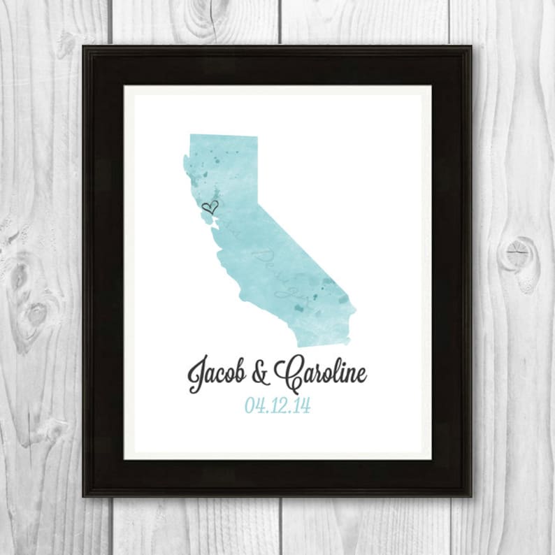 Custom State Map Art PRINTABLE Wall Art / You Pick - Etsy
