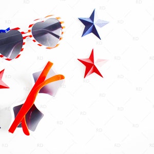Styled Desk Mockup 4th of July Themed / Styled Stock Photography ...