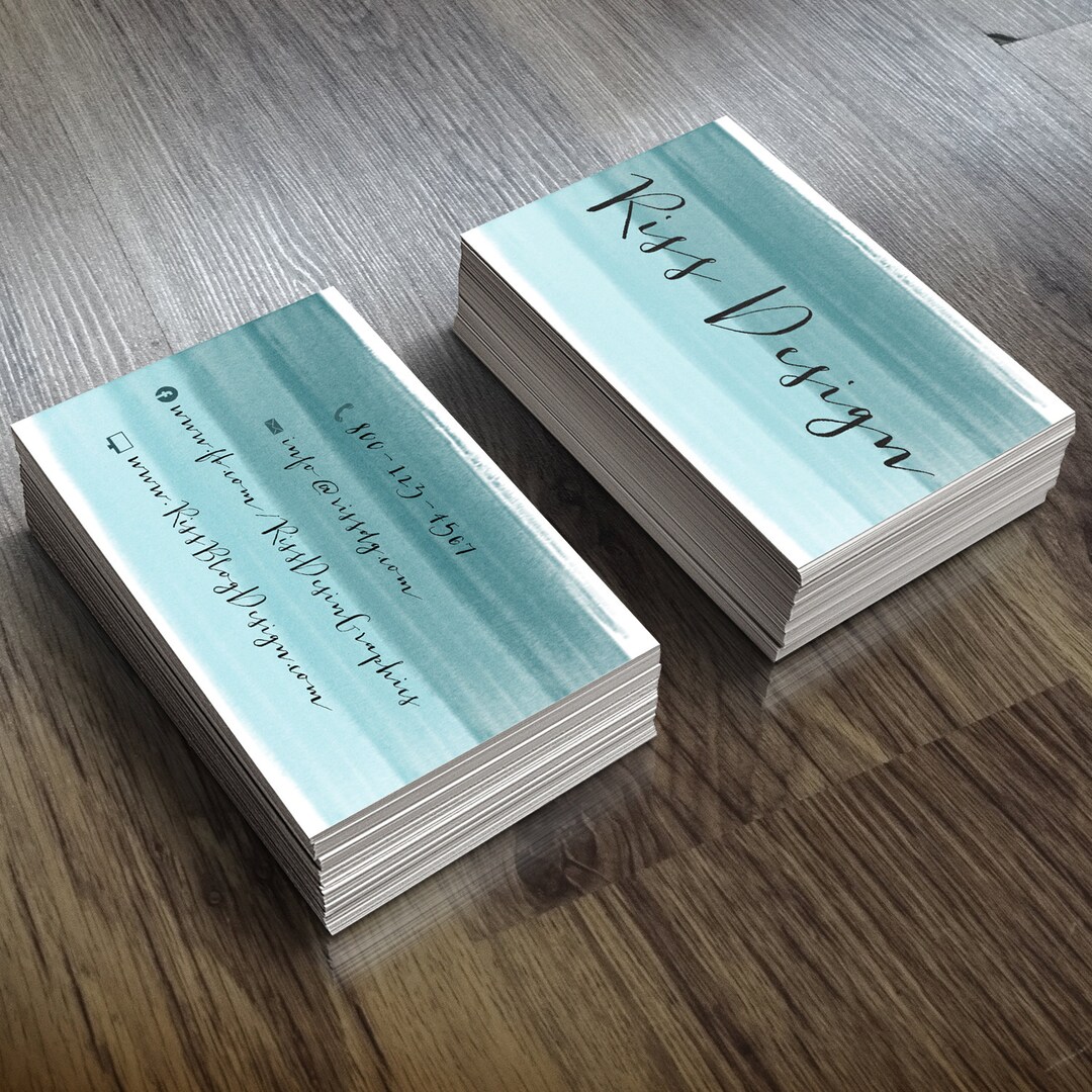Custom Business Card Design / Double Sided Business Card Package ...