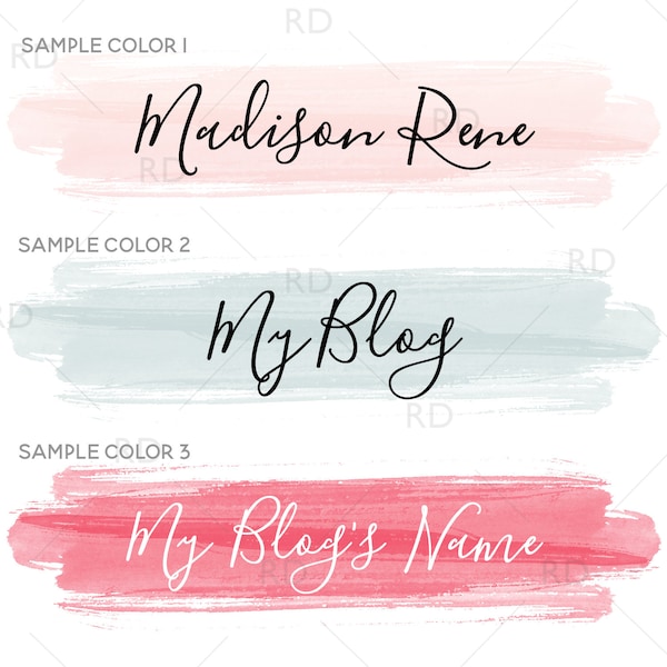 Blog Logo Design - Etsy