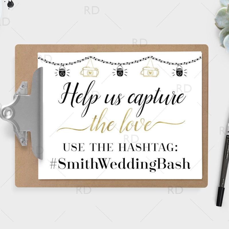 Hashtag Print - Etsy