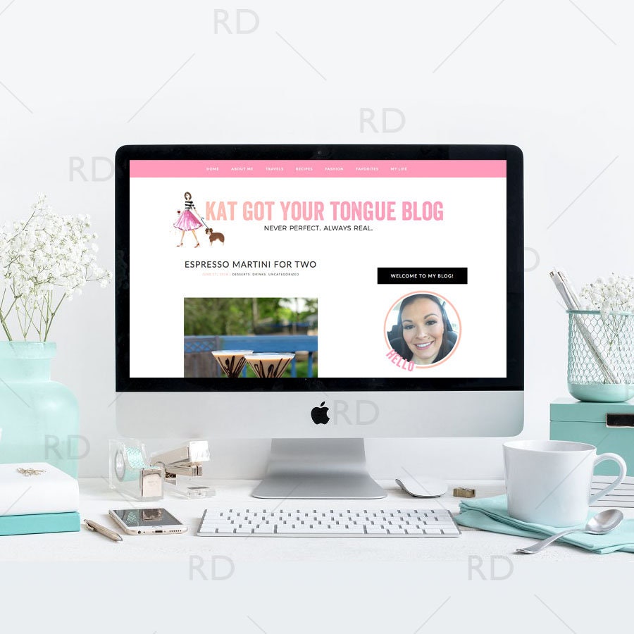 WEEKEND SALE Custom Blog Design for Wordpress and Blogspot | Etsy