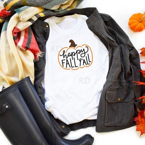 Fall Themed T-shirt Mockup / Fall Themed / Fall Mockup / Tshirt Mockup ...