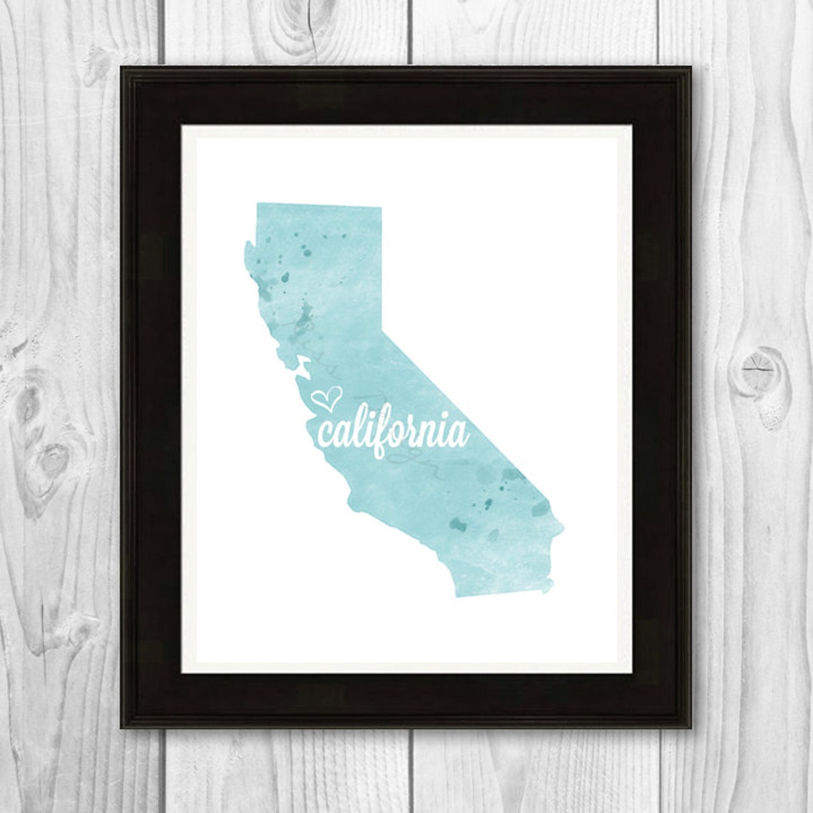 Custom State Map Art PRINTABLE Wall Art / You Pick - Etsy