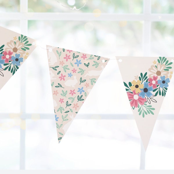Easter Bunting - Etsy