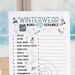 Winter Word Scramble PRINTABLE Downloadable Activity. - Etsy