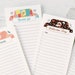 Printable List Paper - Editable/fillable Instant Download PDF. To-do ...