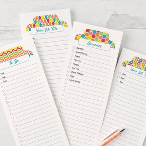Printable List Paper - Editable/fillable Instant Download PDF. To-do ...