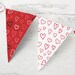 Valentine's Day Bunting - PRINTABLE Heart Party Decor, Galentines ...