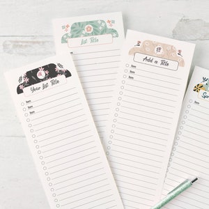 Printable List Paper - Editable/fillable Instant Download PDF. To-do ...