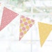 Lemon Printable Banner - Lemon Party Bunting, Pink and Yellow, Pink ...
