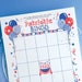 FILLABLE Patriotic Bingo Template 50 PRINTABLE Bingo Cards - Etsy