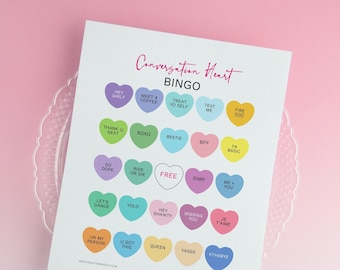 Conversation Heart Game - Etsy