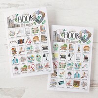 Children's Book Bingo Game: 15 Unique Cards (digital Download) - Etsy