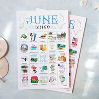 Printable Spring Bingo, 30 Spring Bingo Cards, Spring Activity for Kids ...