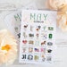 May Bingo - 50 PRINTABLE Unique Cards. Instant Digital Download PDF ...