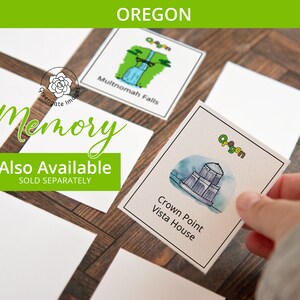 Oregon Bingo Cards: Printable Bingo Cards, 50 Cards Senior Citizen ...