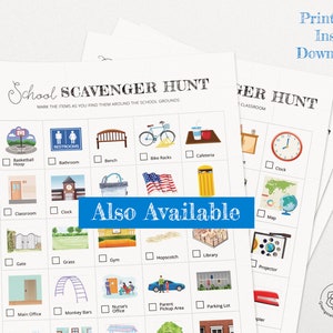 School Scattergories - Printable Scattergories Template, Party Game ...