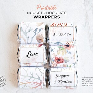 Beach Nugget Wrappers - Printable/fillable PDF Download for Wrapping ...