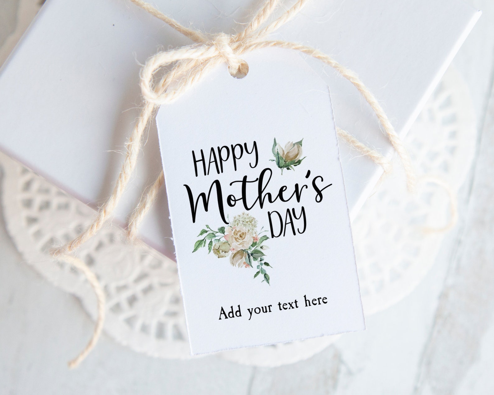 Mother's Day Gift Tags Printable Gift Tag Editable - Etsy
