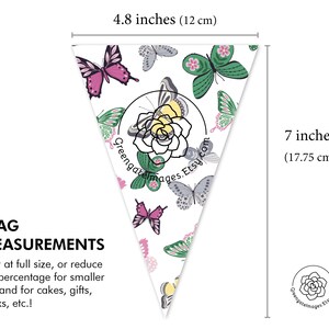 Spring Butterfly Bunting - PRINTABLE Banner Flags Instant Digital ...