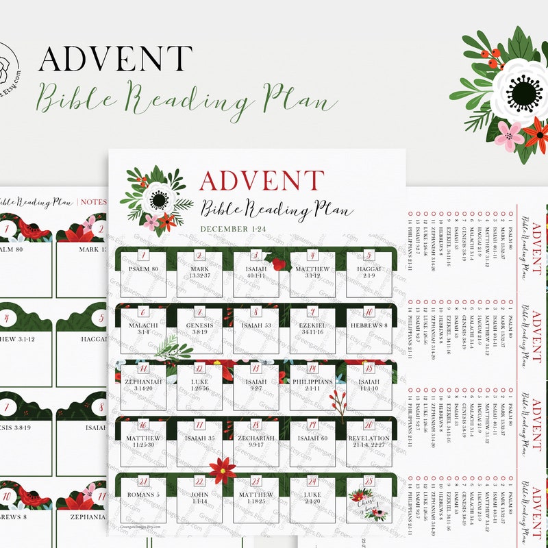 Christian Advent Calendar - Etsy