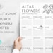 Church Flowers Poster - 11x17" and 24x36", Altar Flowers, Flower ...