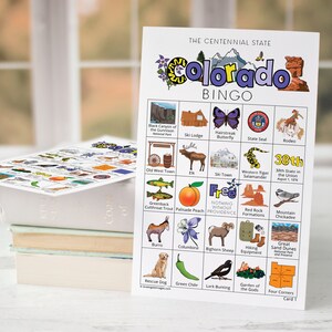 Colorado Bingo Cards - 50 PRINTABLE Unique Cards to Download Instantly ...