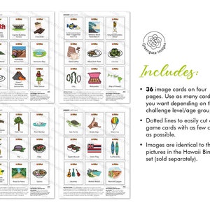 Hawaii Memory Game - PRINTABLE Downloadable Activity PDF. Matching Game ...