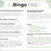 Paris Bingo Cards: Printable Bingo Cards, 50 Cards, Senior Citizen ...