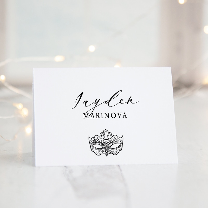 Name Mask for Table - Etsy