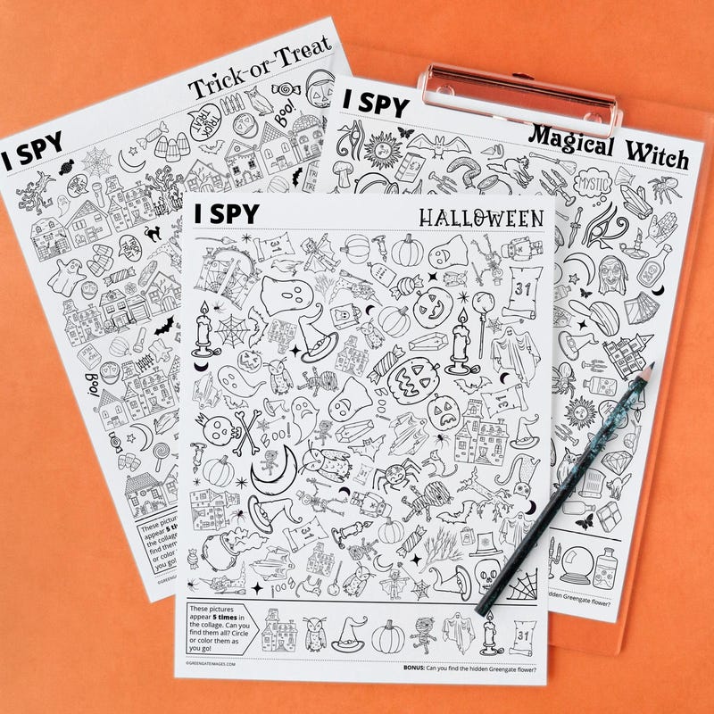 I Spy Spooky Hidden Object - Etsy Canada