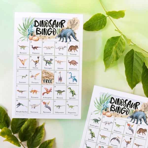 Dinosaur Party Game - Etsy