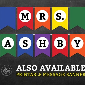 Personalized Letter Banner Message Banner Custom Message | Etsy