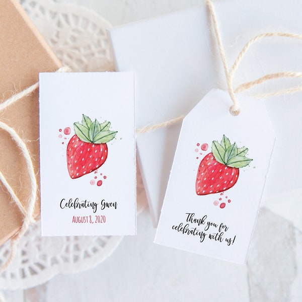 Strawberry Gift Tag - 60+ Gift Ideas for 2024