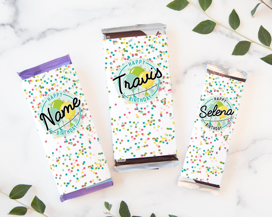 Birthday Candy Bar Wrappers PRINTABLE Instant Download. King | Etsy