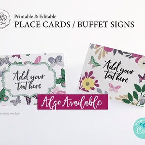 Spring Butterfly Bunting - PRINTABLE Banner Flags Instant Digital ...