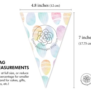 Easter Bunting - PRINTABLE Banner Flags, Instant Digital Download ...