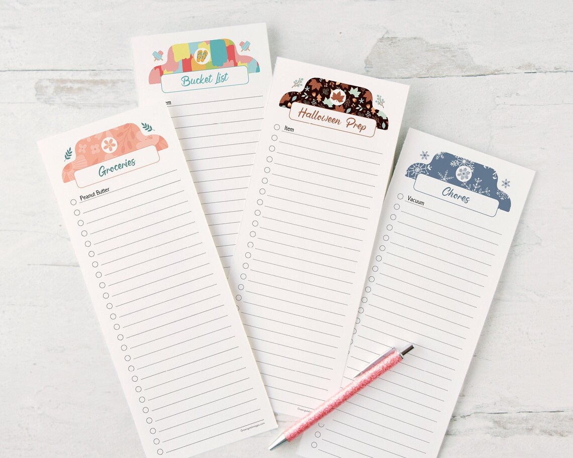 Printable List Paper - Editable/fillable Instant Download PDF. To-do ...