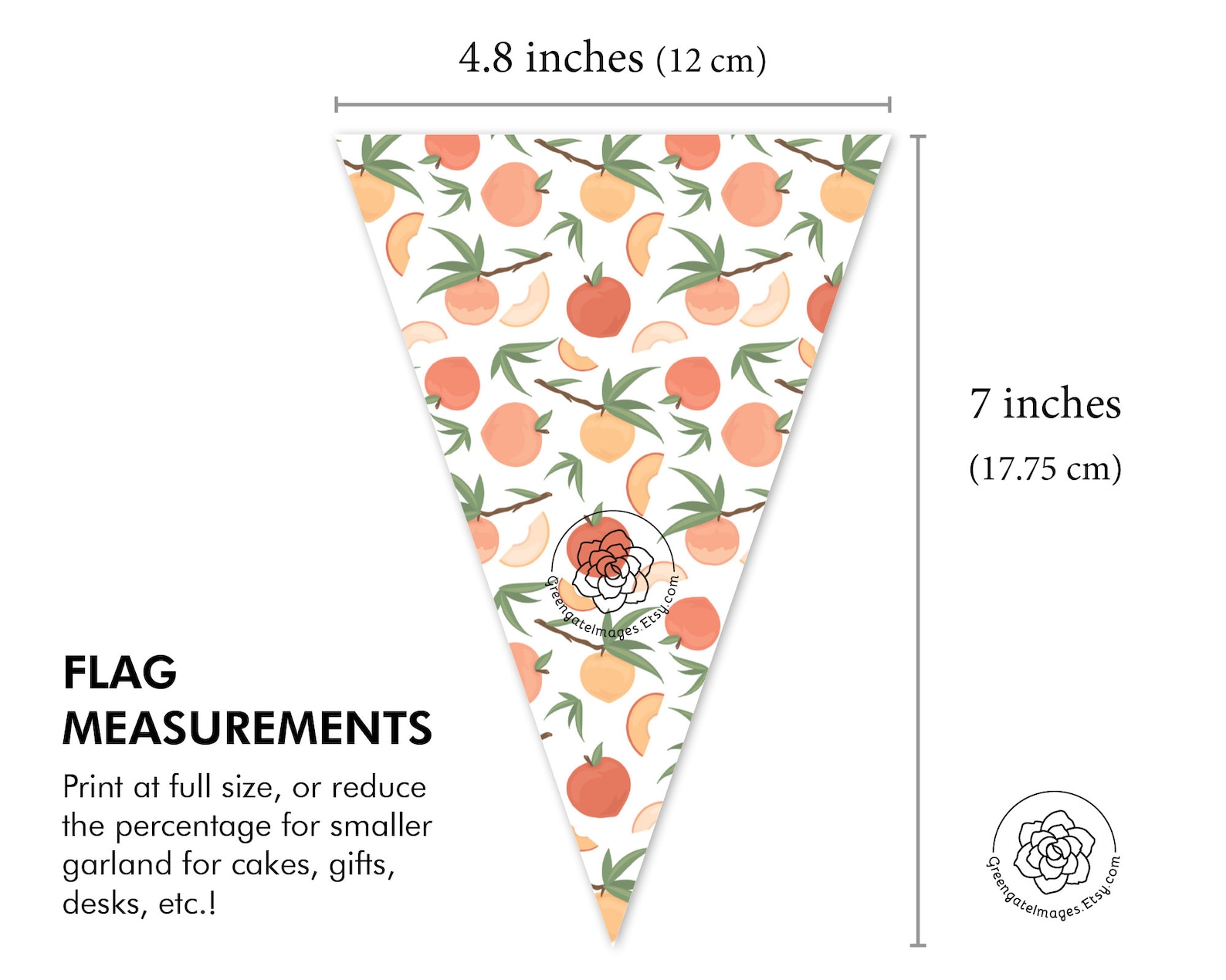 Peach Printable Banner - Peach Party Decorations, Sweet as a Peach ...