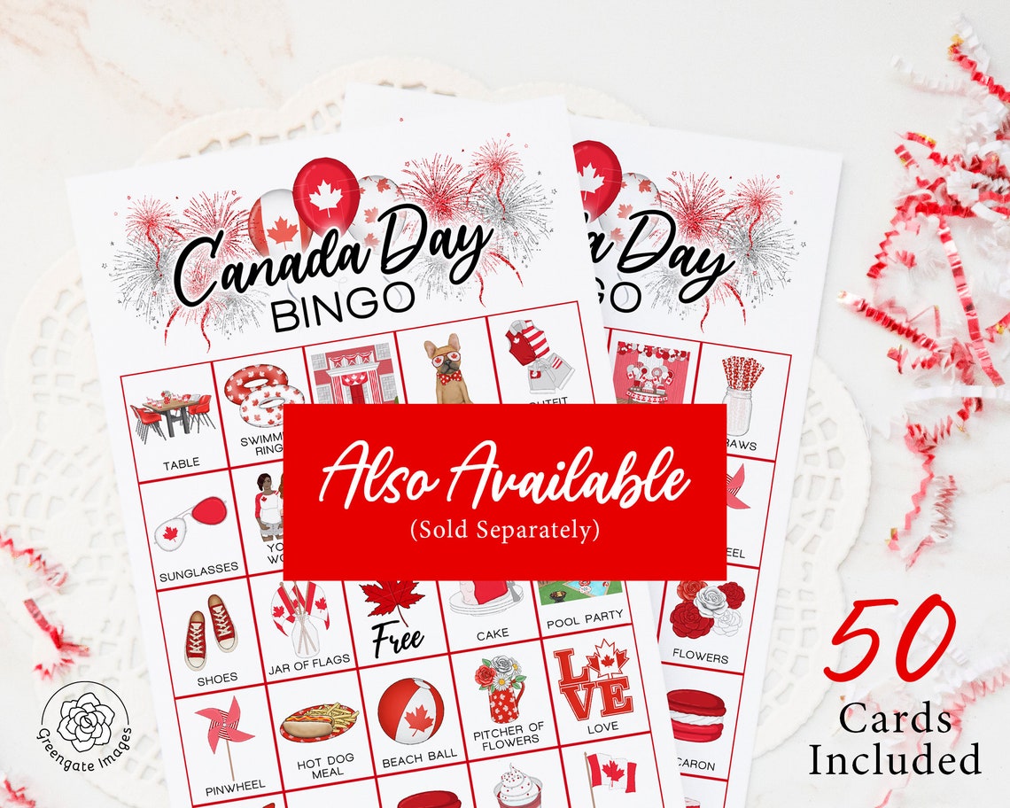 Canadian Flag Cupcake Wrapper PRINTABLE Cupcake Wrap Canada - Etsy